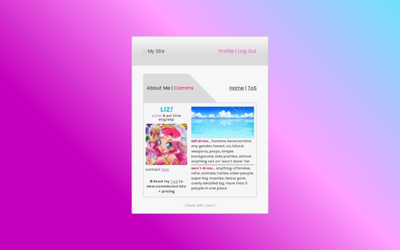 lovestrucklizzy commissions